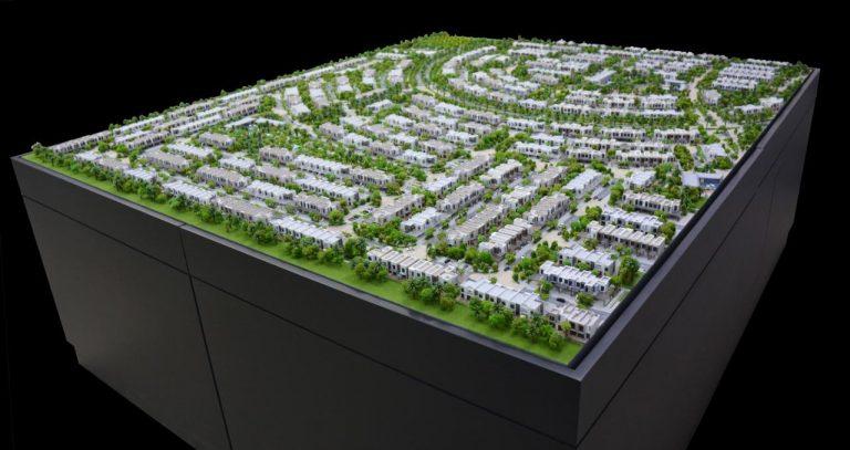 Master-plan scale models in UAE